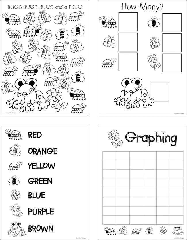 Math Fun with Bugs and Frogs - Laura Kelly's Inklings