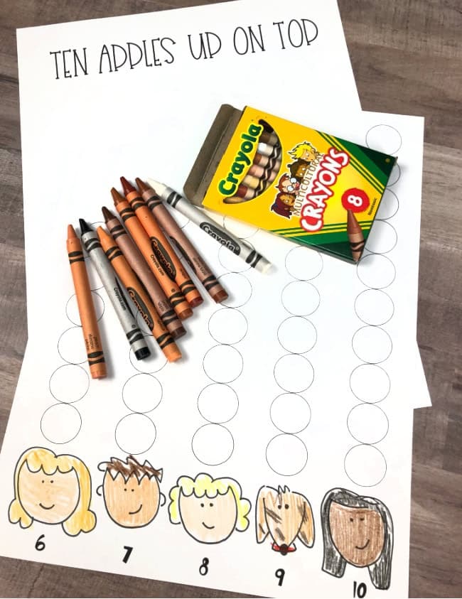 Dr. Seuss Printables for Ten Apples Up on Top - Laura Kelly's Inklings