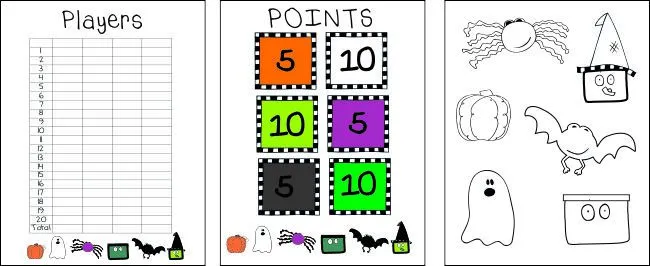 Halloween Monster Toss Game with a Printable Score Card - Laura Kelly's ...