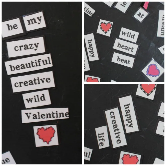 DIY Magnetic Poetry with Xyron - Laura Kelly's Inklings