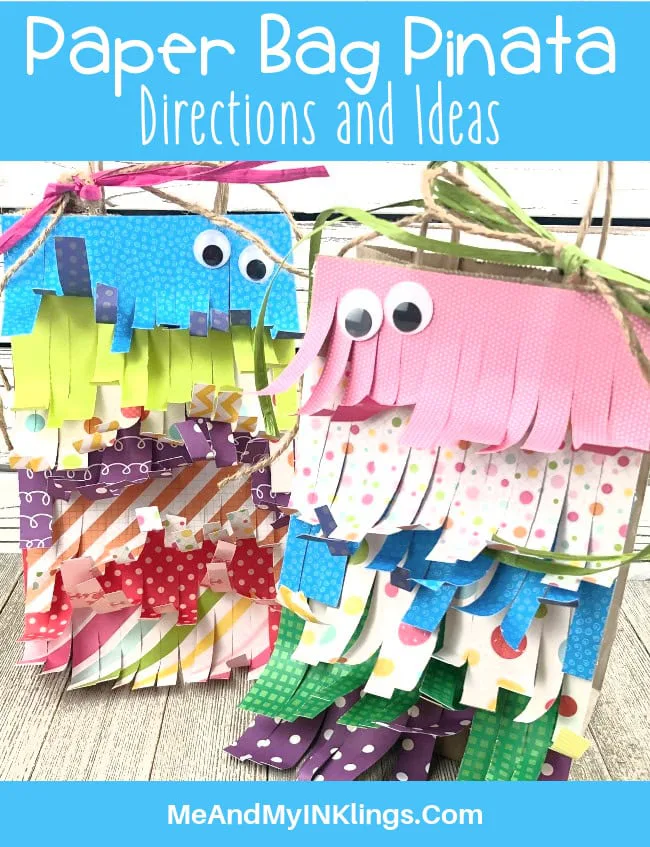 Paper Bag Pinata Craft For Kids - Laura Kelly's Inklings