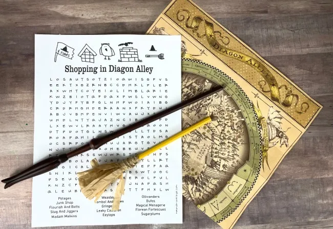 Diagon Alley Free Harry Potter Printables - Laura Kelly's Inklings
