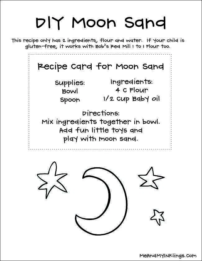 Two Ingredient Moon Sand Excavating Asteroids Sensory Activity - Laura ...