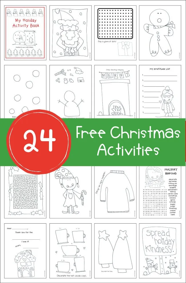 Letter to Santa Template FREE Printable Pages - Laura Kelly's Inklings