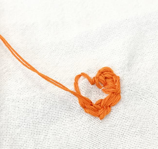 Satin Stitch Embroidery Hearts for Beginners - Laura Kelly's Inklings