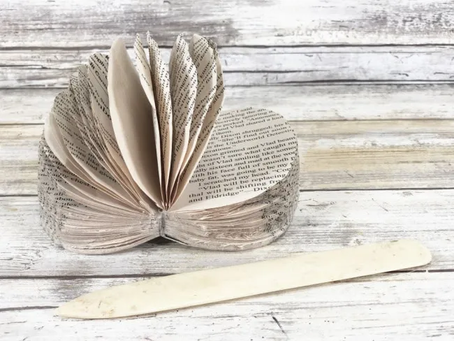 Recycled Book Apple Decor - Laura Kelly's Inklings