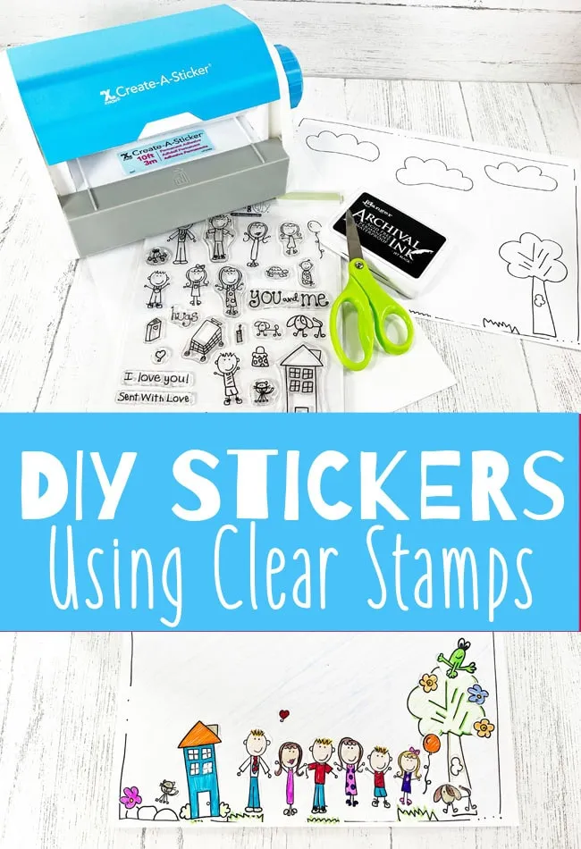 DIY Stickers for Imaginative Play - Laura Kelly's Inklings