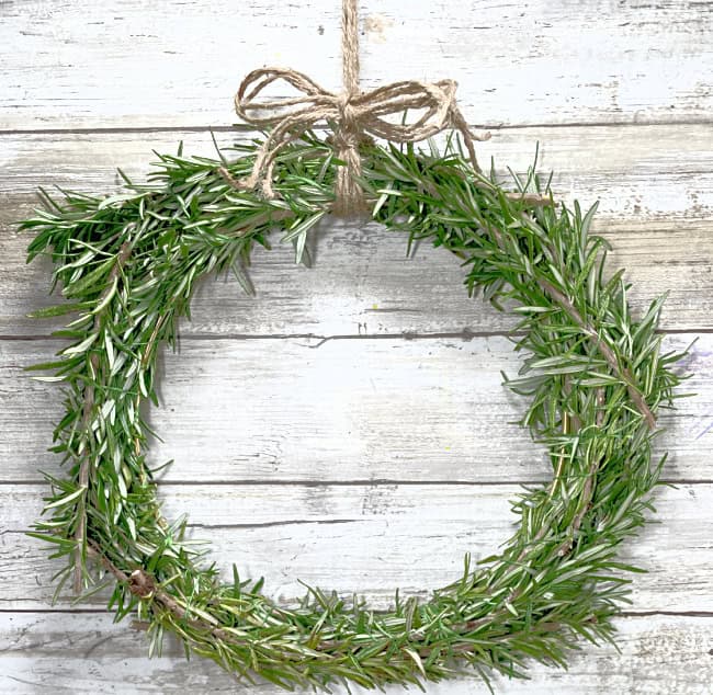 How to Make a DIY Rosemary Wreath - Laura Kelly's Inklings