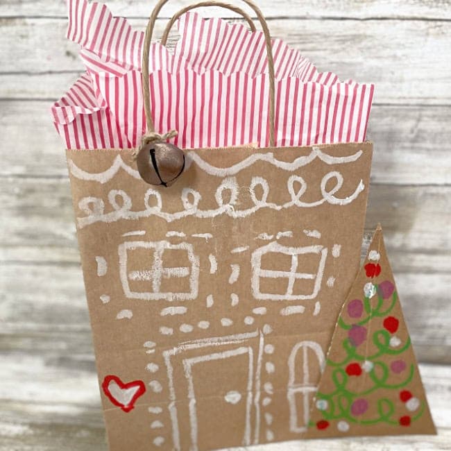 Best Cardboard Gingerbread House Gift Wrapping Idea - Laura Kelly's ...