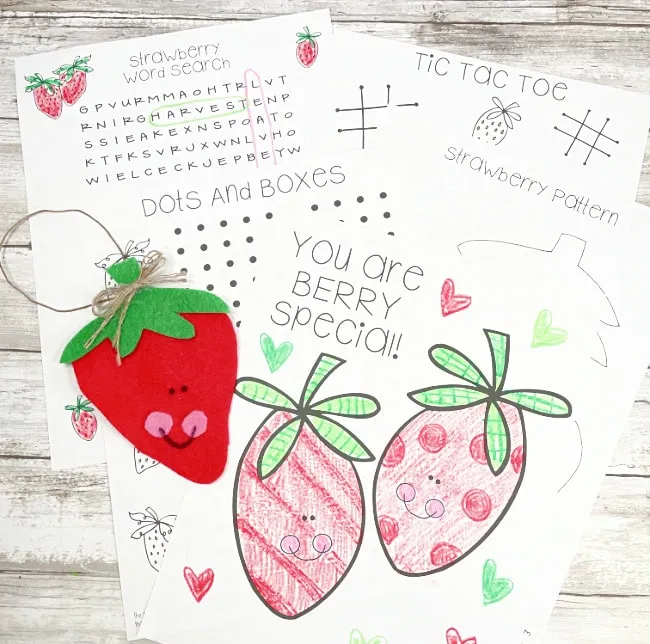 Strawberry Word Search and Printable Activities - Laura Kelly's Inklings