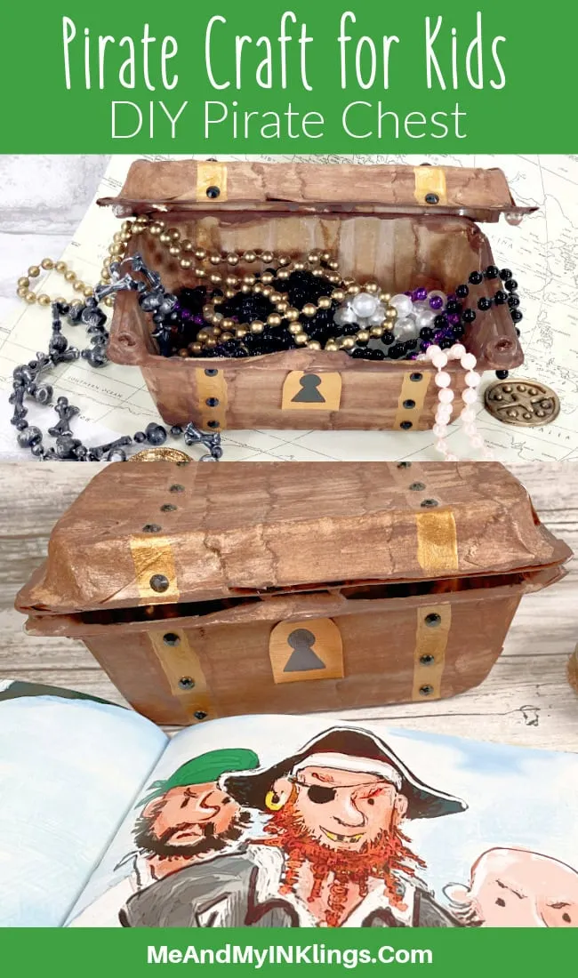 Pirate Chest Recycled Craft - Laura Kelly's Inklings