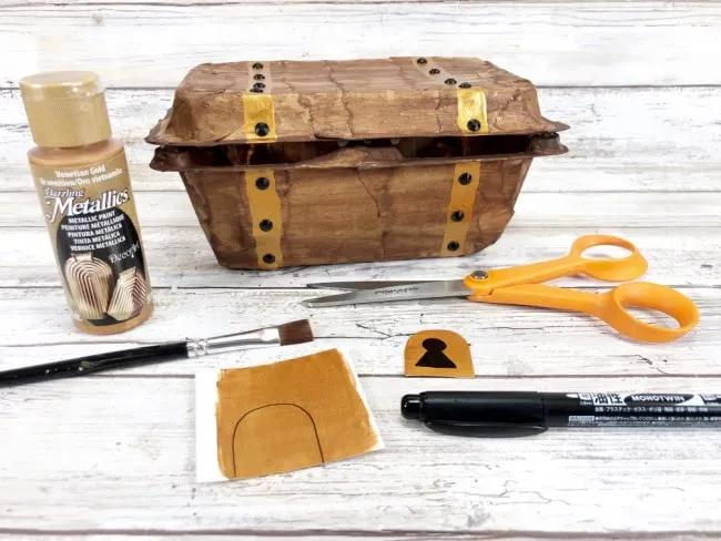 Pirate Chest Recycled Craft - Laura Kelly's Inklings