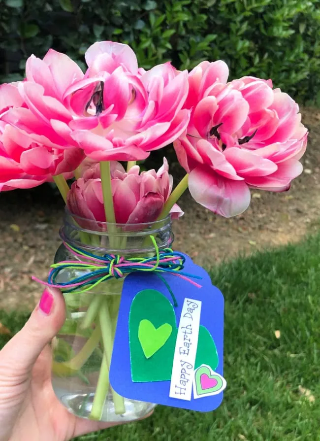 Darling Tags for Earth Day Craft - Laura Kelly's Inklings