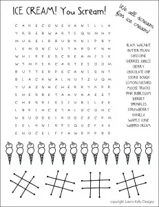 ICE CREAM DAY FUN - Laura Kelly's Inklings