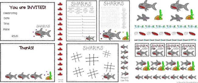 Shark Week Activities for Learning - Laura Kelly's Inklings