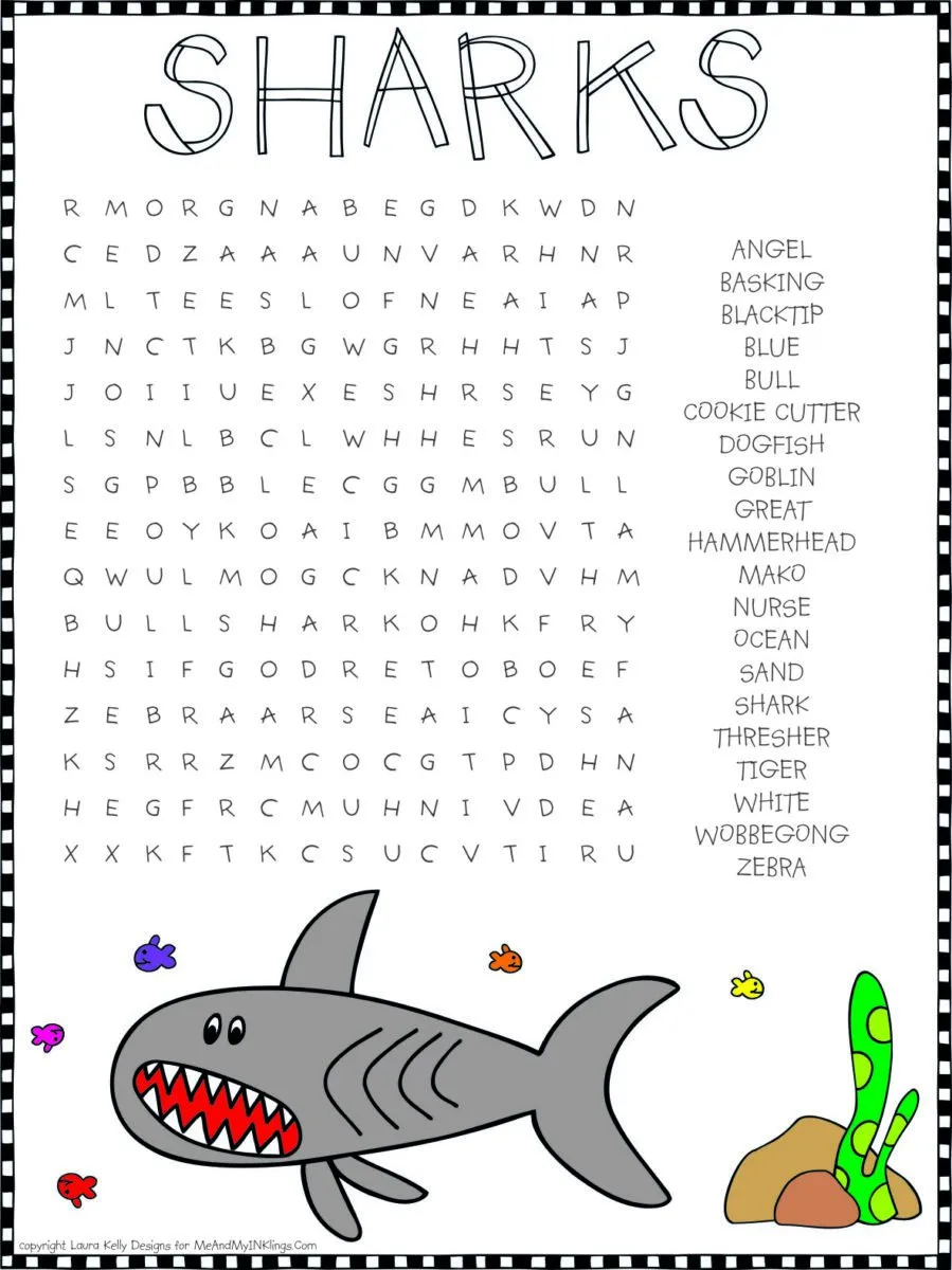 Shark Week Activities for Learning - Laura Kelly's Inklings