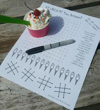 ICE CREAM DAY FUN - Laura Kelly's Inklings