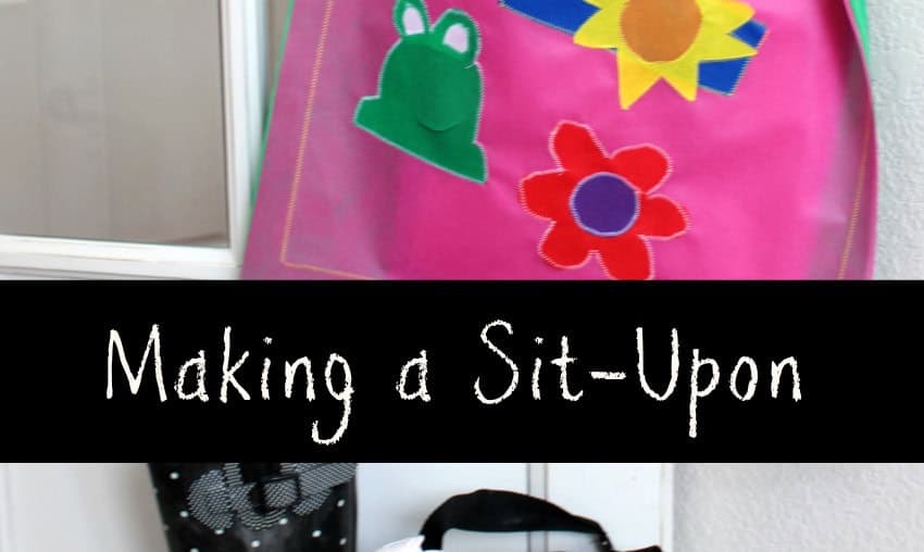 Making a Sit-Upon for Girl Scouts - Laura Kelly's Inklings