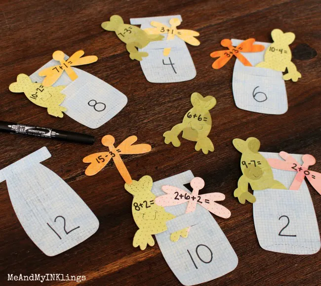 Math Fun with Bugs and Frogs - Laura Kelly's Inklings