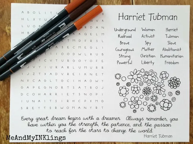 Me and My Thoughts on Harriet Tubman - Laura Kelly's Inklings