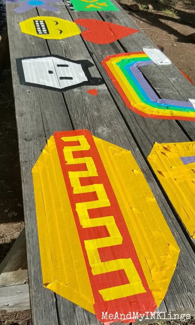 Camping Kid Crafts With Masking Tape - Best Girl Scout Craft Ideas ...