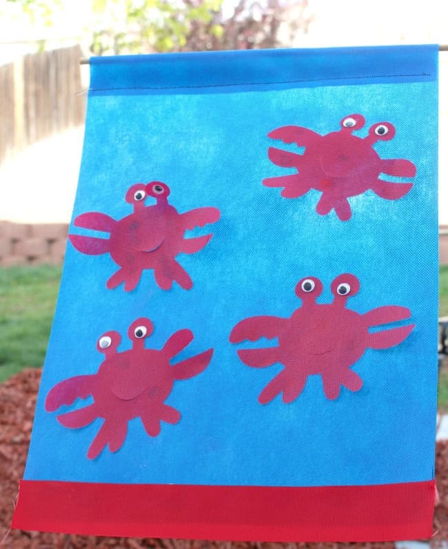 Kid Made Garden Flags For Outdoor Decor - Laura Kelly's Inklings