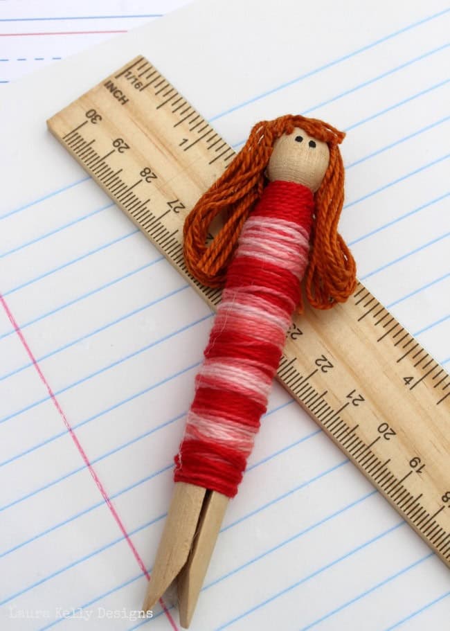 Back to School Embroidery Floss Crafts for Kids - Laura Kelly's Inklings