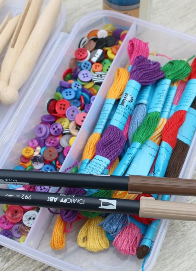 Clothespin Role Model Dolls Embroidery Floss Crafts - Laura Kelly's ...