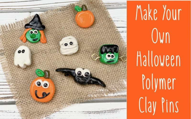 Sculpey Clay Halloween Pins - Laura Kelly's Inklings