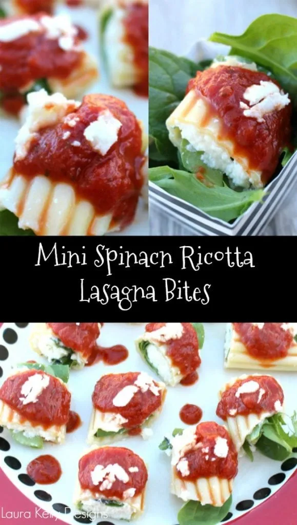 Mini Lasagna Roll Appetizers - Laura Kelly's Inklings