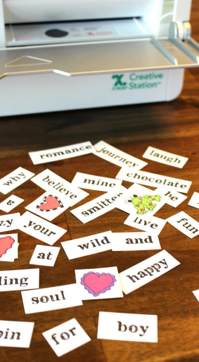 DIY Magnetic Poetry with Xyron - Laura Kelly's Inklings
