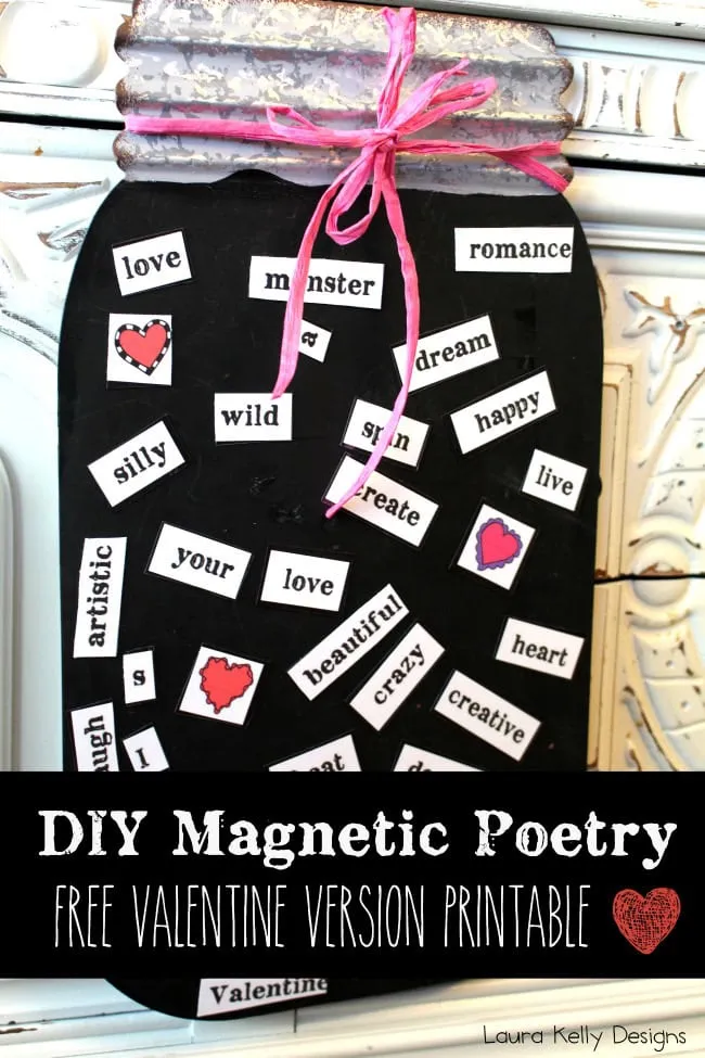 DIY Magnetic Poetry with Xyron - Laura Kelly's Inklings