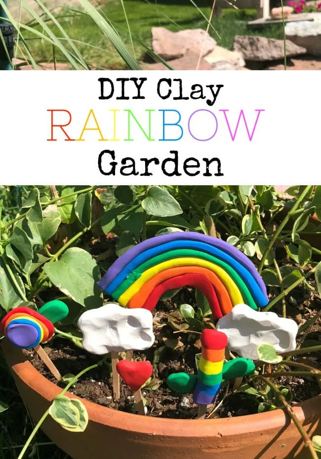 DIY Clay Rainbow Garden - Laura Kelly's Inklings