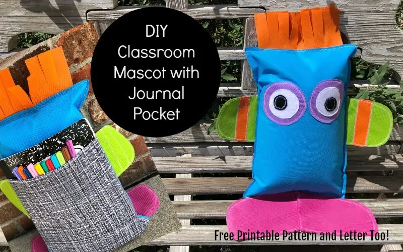 Classroom Mascot with a Journal Pocket - Laura Kelly's Inklings