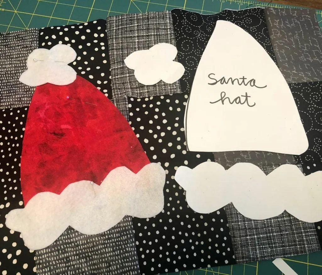 Sew a Placemat for Santa with a Free Pattern - Laura Kelly's Inklings