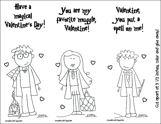 Harry Potter Printable Valentines Cards and Puzzle - Laura Kelly's Inklings