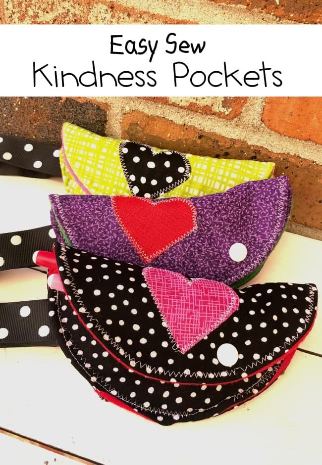 Easy Sew Kindness Pockets - Laura Kelly's Inklings