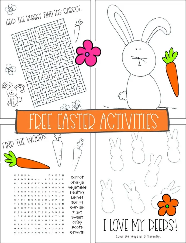 29 Free Easter Printables and Spring Activities for Kids - Laura Kelly ...