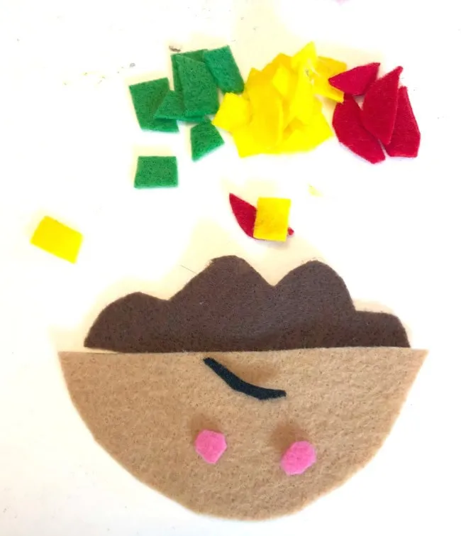 Felt Fiesta Garland - Laura Kelly's Inklings