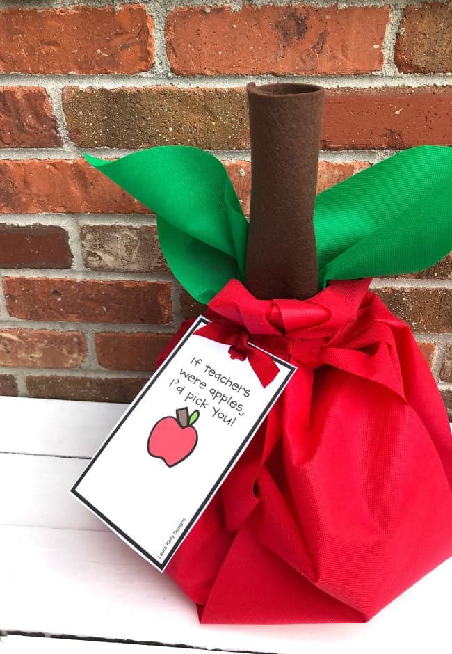 Giant Apple for the Teacher - Laura Kelly's Inklings