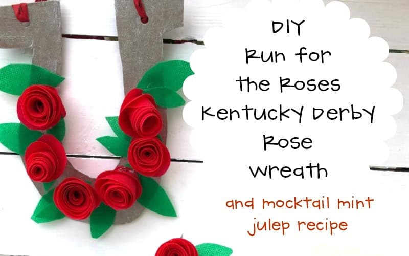 DIY Kentucky Derby Wreath - Laura Kelly's Inklings