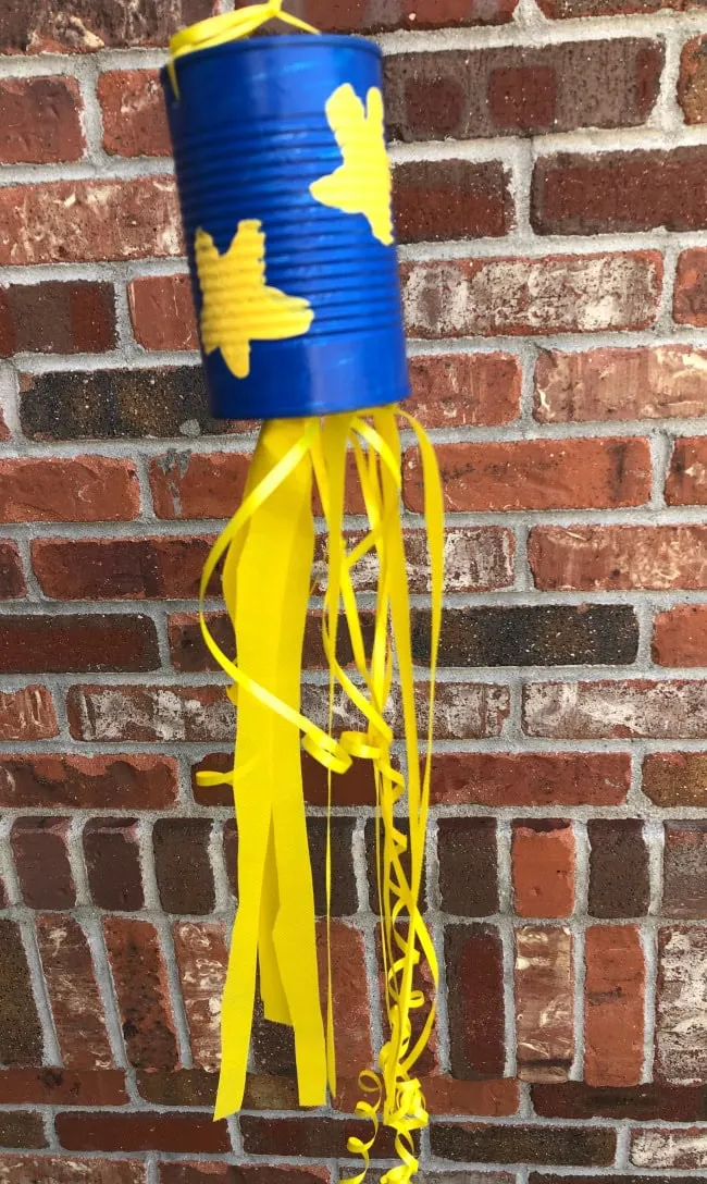 Create DIY Windsocks using Recycled Cans and Containers