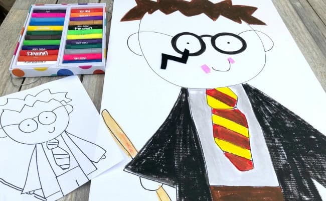 Pin the Scar on Harry Potter Poster Party Game