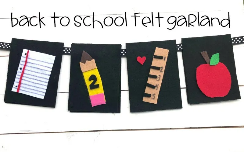 DIY Teacher Appreciation - School Felt Crafts - Laura Kelly's Inklings