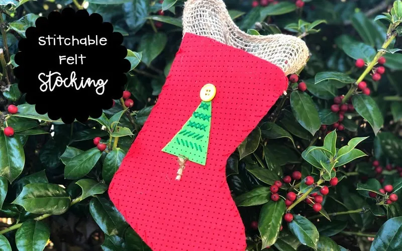 Stitchable Felt Mini Stocking Pattern - Laura Kelly's Inklings