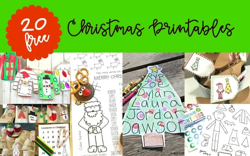 Over 20 FREE Christmas Printable Activities - Laura Kelly's Inklings
