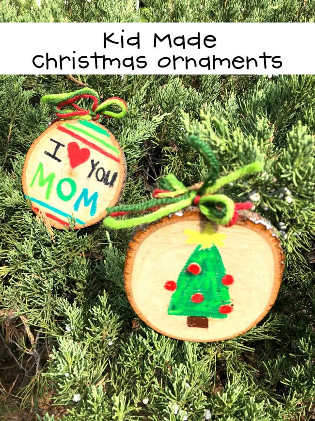 Kid Made Christmas Ornaments - Laura Kelly's Inklings