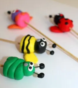Clay Bug Garden Stakes - Laura Kelly's Inklings