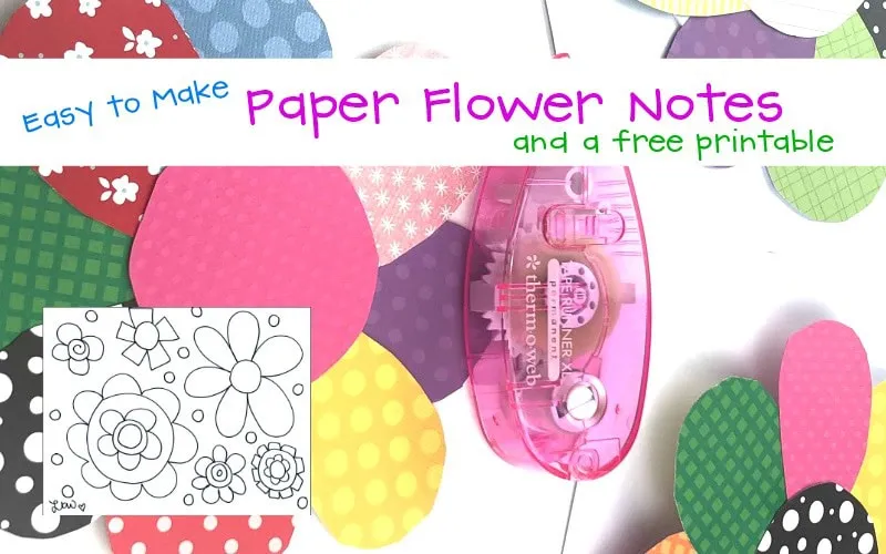 Paper Flower Note Cards - Laura Kelly's Inklings