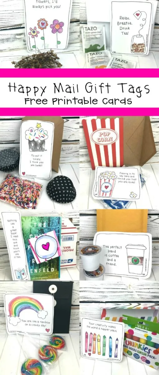 Happy Mail Gift Tags - Laura Kelly's Inklings